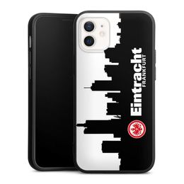 DeinDesign iPhone 12 mini Handy Premium Silikon H&uuml;lle Handyh&uuml;lle schwarz Case Eintracht Frankfurt Sge Official Licensed Product Silikon Premium Case
