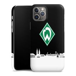 DeinDesign iPhone 12 Pro Handy Premium Case Smartphone Handyh&uuml;lle Schutzh&uuml;lle matt Skyline Sv Werder Bremen Official Licensed Product Premium Case