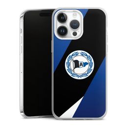 DeinDesign iPhone 14 Pro Max Handy Silikon H&uuml;lle Case transparent Handyh&uuml;lle Official Licensed Product Dsc Arminia Bielefeld Silikon Case