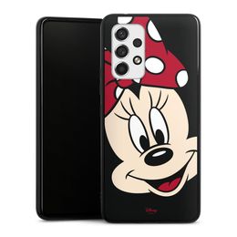 DeinDesign Galaxy A53 5G Handy Silikon H&uuml;lle Case schwarz Handyh&uuml;lle Minnie Mouse Official Licensed Product Disney
