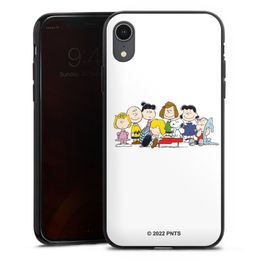 DeinDesign iPhone Xr Handy Silikon H&uuml;lle Case schwarz Handyh&uuml;lle Peanuts Kindheit Merchandise