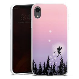 DeinDesign iPhone Xr Handy Silikon H&uuml;lle Case wei&szlig; Handyh&uuml;lle Tinkerbells Official Licensed Product Disney Silikon Case