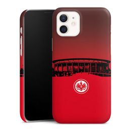 DeinDesign iPhone 12 Handy Premium Case Smartphone Handyh&uuml;lle Schutzh&uuml;lle matt Eintracht Frankfurt Official Licensed Product Stadium Premium Case