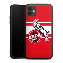 DeinDesign iPhone 11 Handy Premium Silikon H&uuml;lle Handyh&uuml;lle schwarz Case Official Licensed Product Coat Of Arms 1. Fc K&ouml;ln Silikon Premium Case