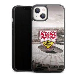 DeinDesign iPhone 13 Handy Gallery Case Handyh&uuml;lle 9H Geh&auml;rtetes Glas R&uuml;ckseite H&uuml;lle Official Licensed Product Vfb Stuttgart Stadium Gallery Case