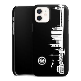 DeinDesign iPhone 12 Handy Premium Case Smartphone Handyh&uuml;lle Schutzh&uuml;lle matt Eintracht Frankfurt Sge Skyline Premium Case