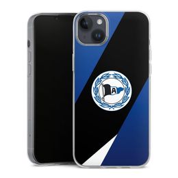 DeinDesign iPhone 14 Plus Handy Silikon H&uuml;lle Case transparent Handyh&uuml;lle Official Licensed Product Dsc Arminia Bielefeld Silikon Case