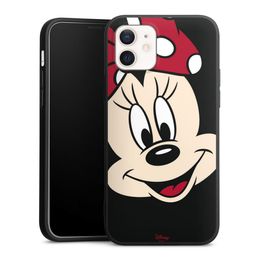 DeinDesign iPhone 12 Handy Premium Silikon H&uuml;lle Handyh&uuml;lle schwarz Case Disney Minnie Mouse Official Licensed Product Silikon Premium Case