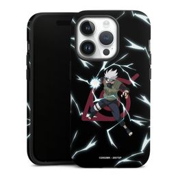 DeinDesign iPhone 14 Pro Handy Panzer Handyh&uuml;lle robuste Outdoor H&uuml;lle Schutzh&uuml;lle matt Naruto Shippuden Official Licensed Product Kakashi Tough Case