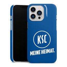 DeinDesign iPhone 13 Pro Handy Premium Case Smartphone Handyh&uuml;lle Schutzh&uuml;lle gl&auml;nzend Karlsruher Sc Statement Ksc Premium Case