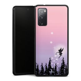 DeinDesign Galaxy S20 FE 5G Handy Silikon H&uuml;lle Case schwarz Handyh&uuml;lle Official Licensed Product Tinkerbells Disney