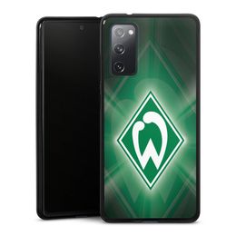 DeinDesign Galaxy S20 FE 5G Handy Silikon H&uuml;lle Case schwarz Handyh&uuml;lle Coat Of Arms Official Licensed Product Sv Werder Bremen