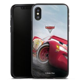 DeinDesign iPhone X Handy Silikon H&uuml;lle Case schwarz Handyh&uuml;lle Lightning Mcqueen 95 Official Licensed Product Cars