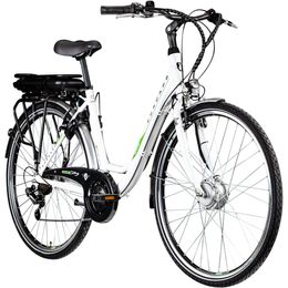 Zündapp Zündapp Z503 E Bike Damen Fahrrad ab 155 cm 28 Zoll Pedelec mit tiefem Einstieg retro Hollandrad 7 G