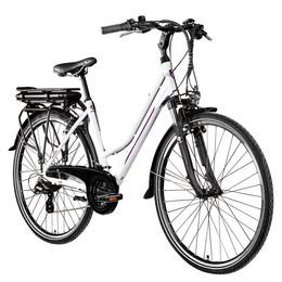 Zündapp Zündapp Z802 E Bike Trekkingrad Damen ab 155 cm mit Nabenmotor Pedelec Trekking Fahrrad mit 21 Gang