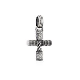 NKlaus Kettenanhänger 26mm Kettenanhänger Kreuz mit Knoten 925 Sterling Silber Schutzsymbol