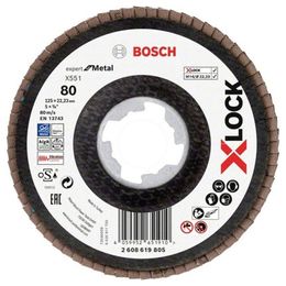 Bosch Professional Schleifscheibe Bosch Accessories 2608619805 X551 Fächerschleifscheibe Durchmesser 125