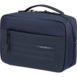 Samsonite Kulturbeutel Stackd Toilet Kit, 17 cm, Beautybox Schminketui Kosmetikbox Beauty-Bag zum Aufhängen, blau