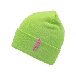 Chillouts Strickmütze Monty Hat Mit breitem Umschlag, grün