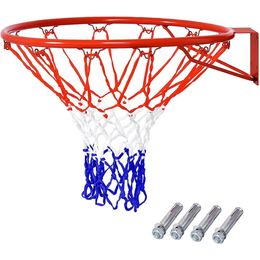 Costway Ø 45 cm Basketballring mit Netz