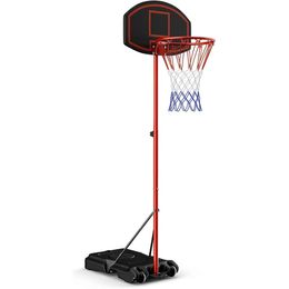 Costway Basketballständer 158-218cm höhenverstellbar