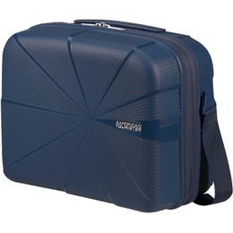 American Tourister® Beautycase Starvibe Beauty Case, navy, 29 cm, Handgepäcktasche Reisegepäck mit Trolley-Aufsteck-System, blau