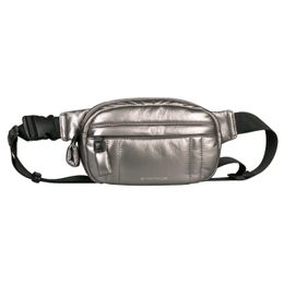 Tom Tailor Bauchtasche Jody Belt bag, im praktischen Design, silberfarben
