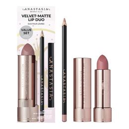 Anastasia Beverly Hills - Lipstick & Mini Lip Liner Duos – Lippen-make-up-set - holiday Lipstick & Mini Lip Hsh Rose