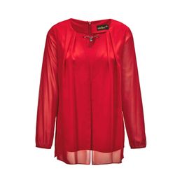 GOLDNER Bluse Damen Gr&ouml;&szlig;e M/L rot