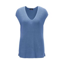 GOLDNER Pullover Damen Gr&ouml;&szlig;e L blau
