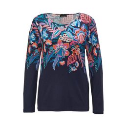 GOLDNER Shirt female size M Dark blue / Red / Black