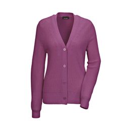 GOLDNER Strickjacke Damen Gr&ouml;&szlig;e 4XL lila