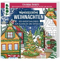 Colorful Secrets - Wunderschöne Weihnachten (Ausmalen auf Zauberpapier) - Natascha Pitz, Taschenbuch