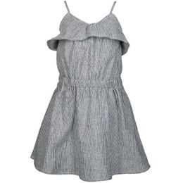 Lil' Atelier - Träger-Kleid NMFGYRIT mit Leinen gestreift in blau/weiß, Gr.86