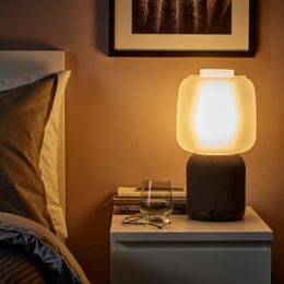 IKEA SYMFONISK Tischleuchte WiFi-Speaker, Glschirm