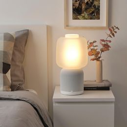 IKEA SYMFONISK Tischleuchte WiFi-Speaker, Glschirm