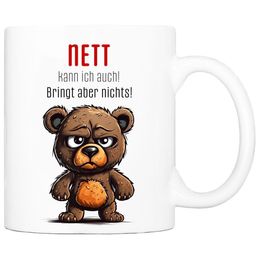 Cadouri Tasse NETT KANN ICH AUCH Bürotasse