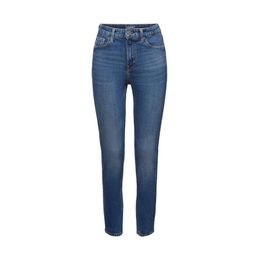 Esprit Slim-fit-Jeans Schmal geschnittene Jeans mit hohem Bund