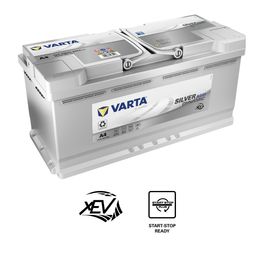 Varta Silver Dynamic AGM XEV 605901095J382 Autobatterien, A4, 12 V 105 Ah, 950 A, ersetzt Varta H15