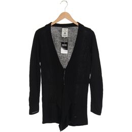 Tom Tailor Denim Damen Strickjacke, schwarz