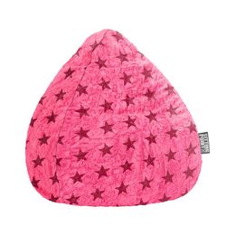 SITTING POINT BeanBag FLUFFY STARS XL, 70 x 110 (Farbe: pink)
