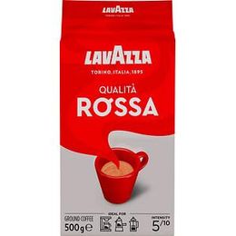 Lavazza Qualita Rossa Kaffee, gemahlen Arabica- und Robustabohnen 500,0 g