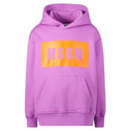 MSGM Kinder Lila Hoodie