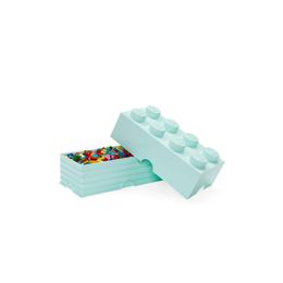 Lego Aufbewahrungsstein, 8 Noppen, mintgrün