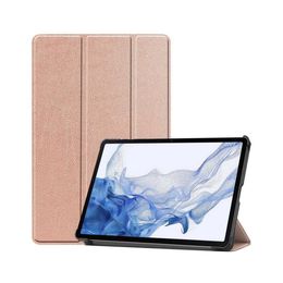 Wigento Tablet-Hülle Für Samsung Galaxy Tab S9 / S9 FE Tasche 3folt Wake UP Smart Cover Neu