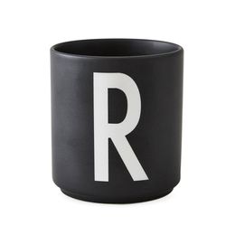 Design Letters - AJ Porzellan Becher R, schwarz