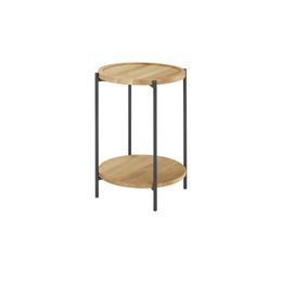 Möbel Kraft Beistelltisch - holzfarben - Materialmix - 55 cm - [40.0] - Möbel Kraft