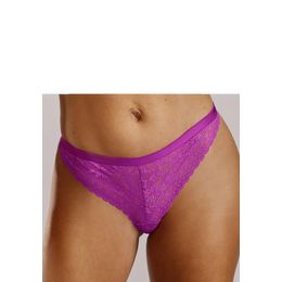 Vivance String 'Viola' pink Gr. 40/42 für Damen. Mit Schleife, Spitze. Figurbetont. Nachhaltig.