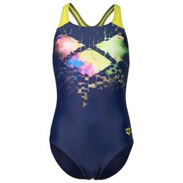 arena - Girl's Multi Pixels Swimsuit Swim Pro Back - Badeanzug Gr 116 blau