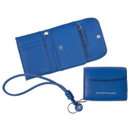 Tom Tailor Geldbörse Hanny Giftset Gift Set (2-tlg), schönes Geschenkset, blau